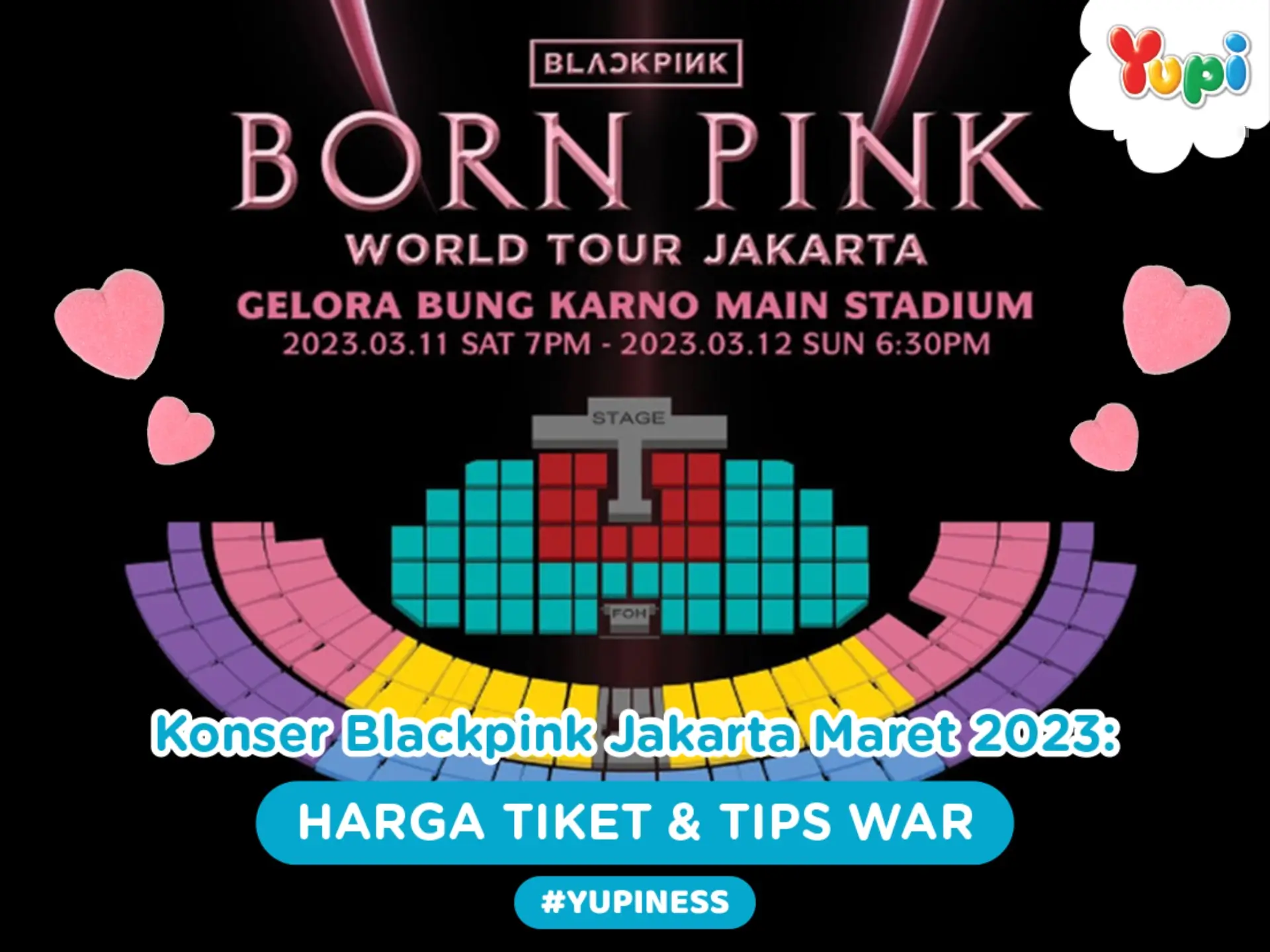 Konser Blackpink Jakarta Maret 2023, Harga Tiket & Ketentuannya